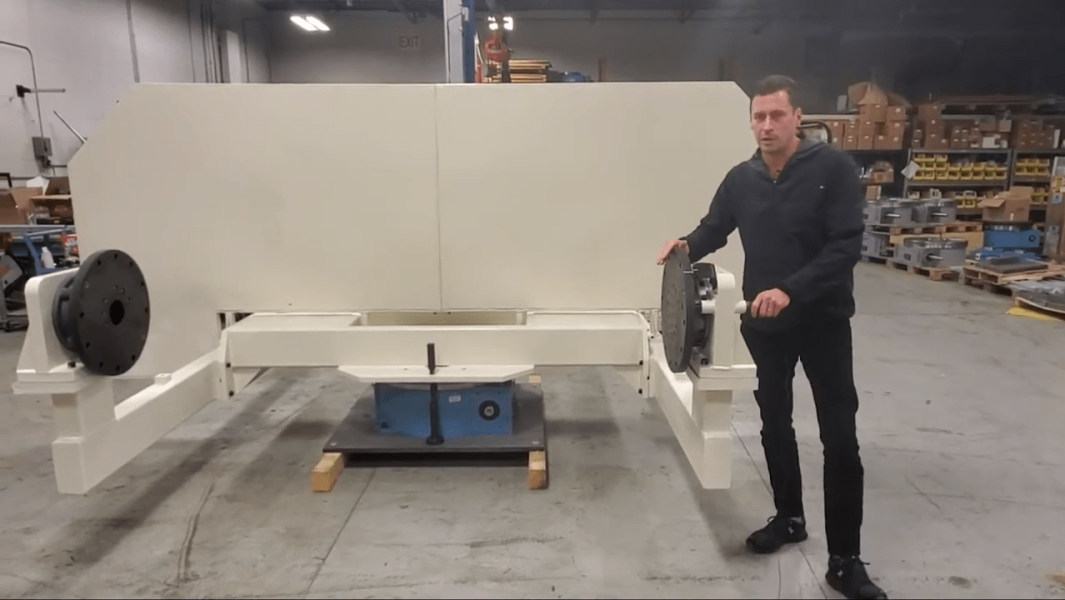 3-Axis Dual Trunnion Rotary Weld Positioner for Versatility